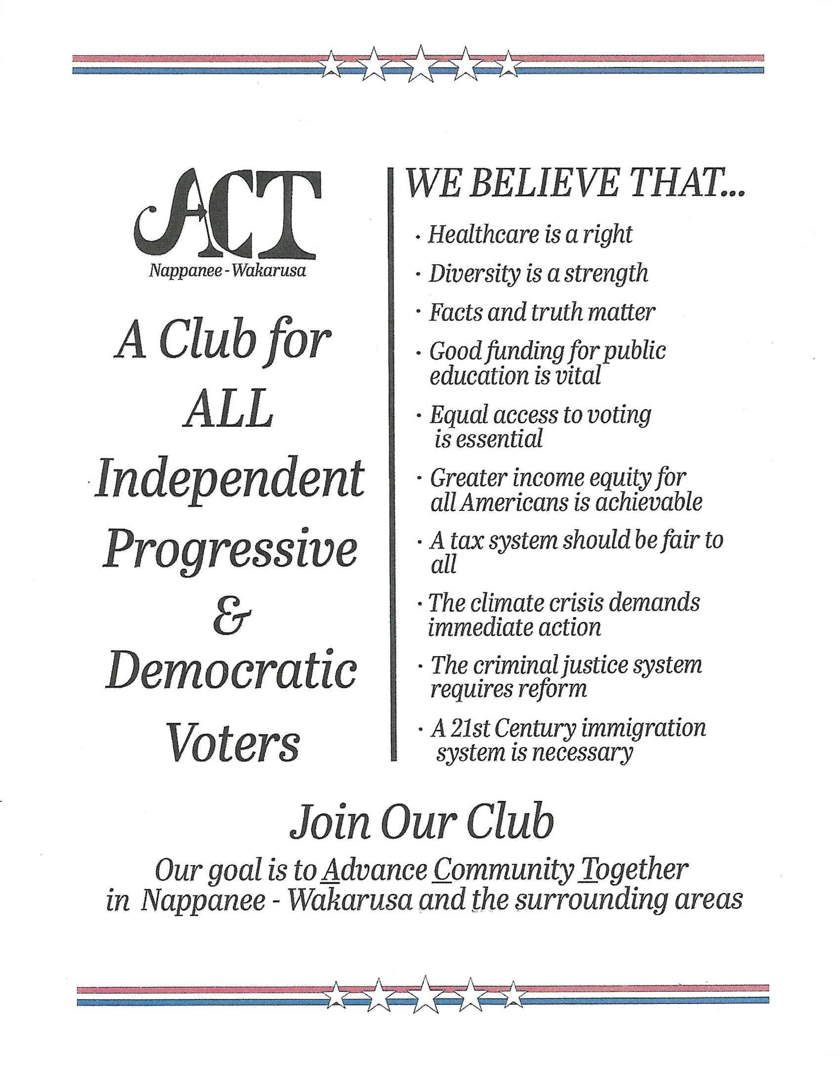 Principles – ACT Nappanee-Wakarusa